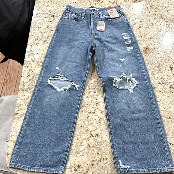 Levi's | Jeans | Levi Strauss Distressed Straight Jeans | Poshmark
